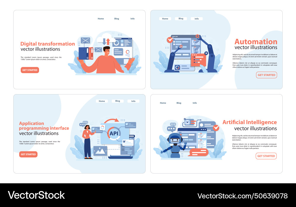 Digital business toolkit essential visuals Vector Image