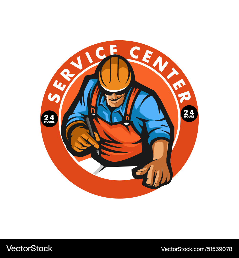 Service center Royalty Free Vector Image - VectorStock