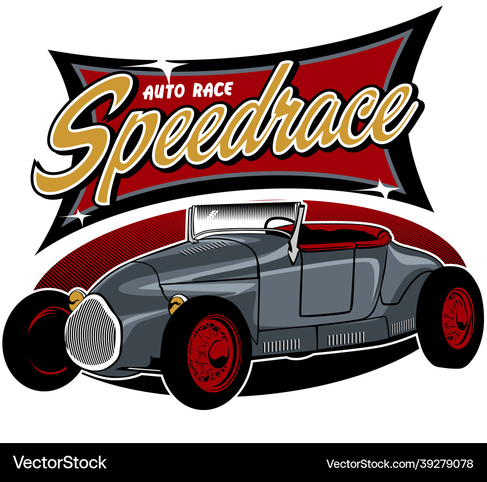 Speedrace Royalty Free Vector Image - VectorStock