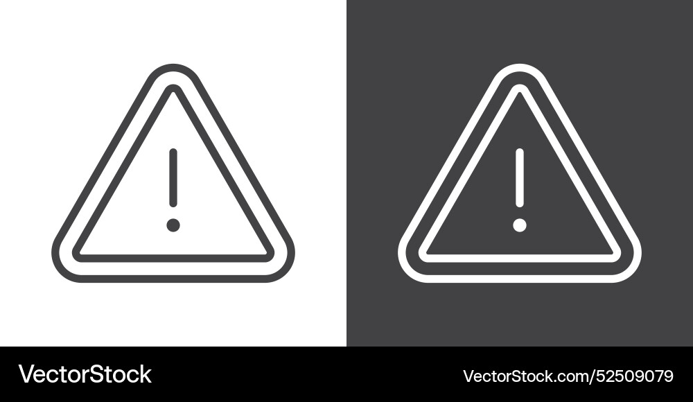 Attention icon Royalty Free Vector Image - VectorStock
