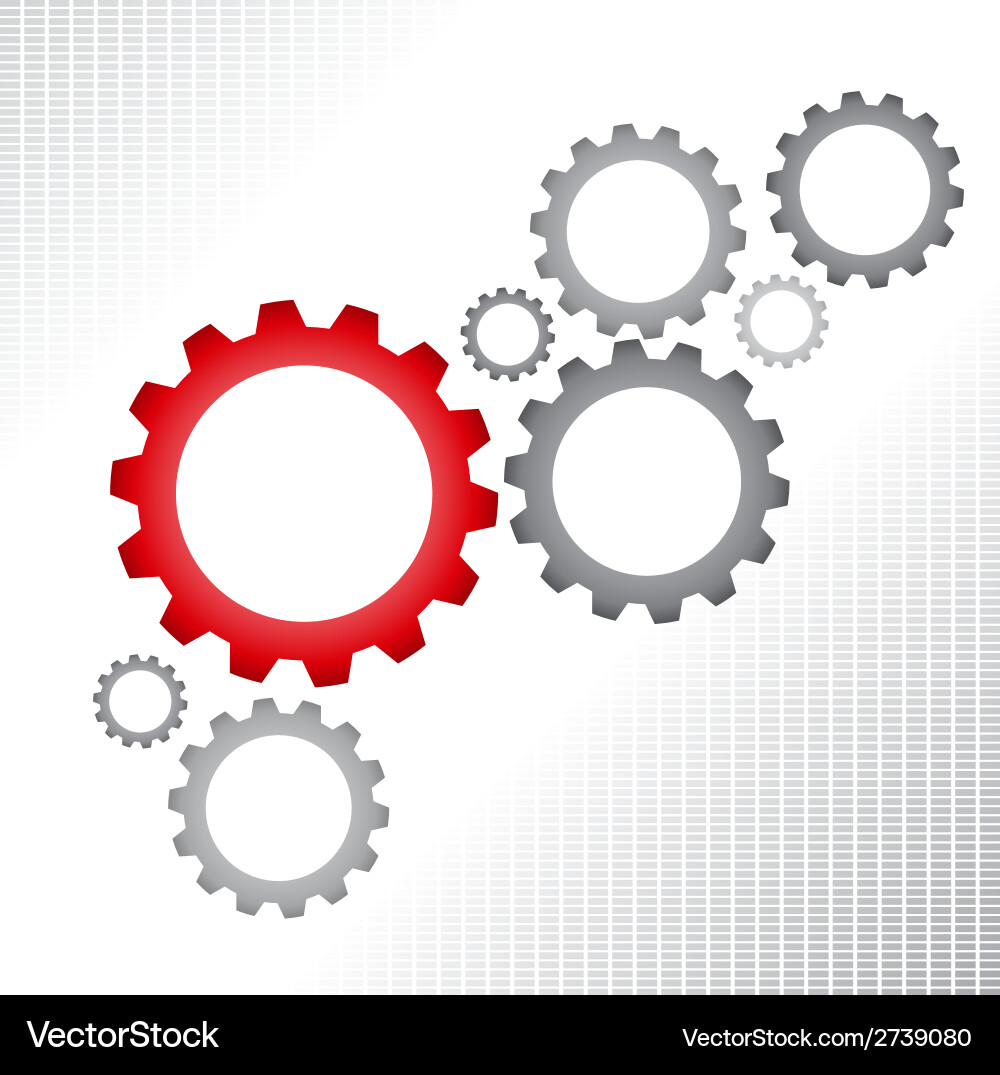 Gears background Royalty Free Vector Image - VectorStock