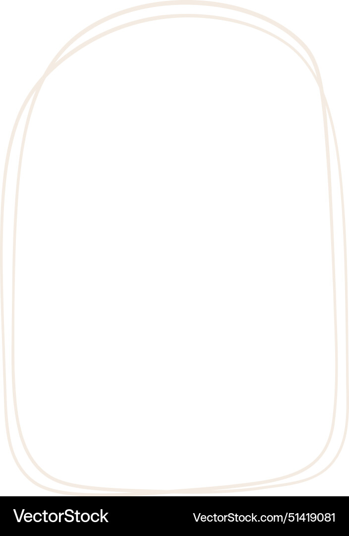 Arch outline frame Royalty Free Vector Image - VectorStock