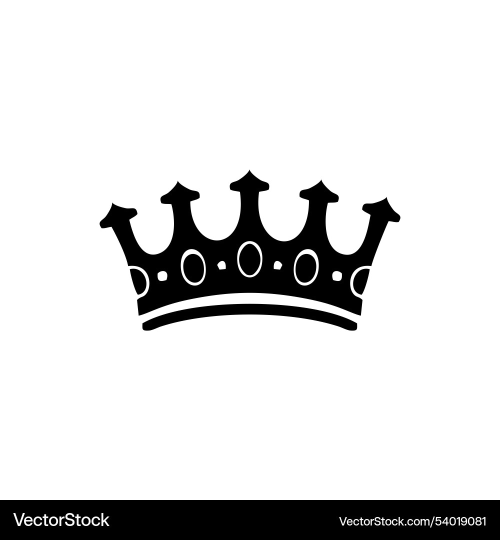 Crown of different shapes Royalty Free Vector Image