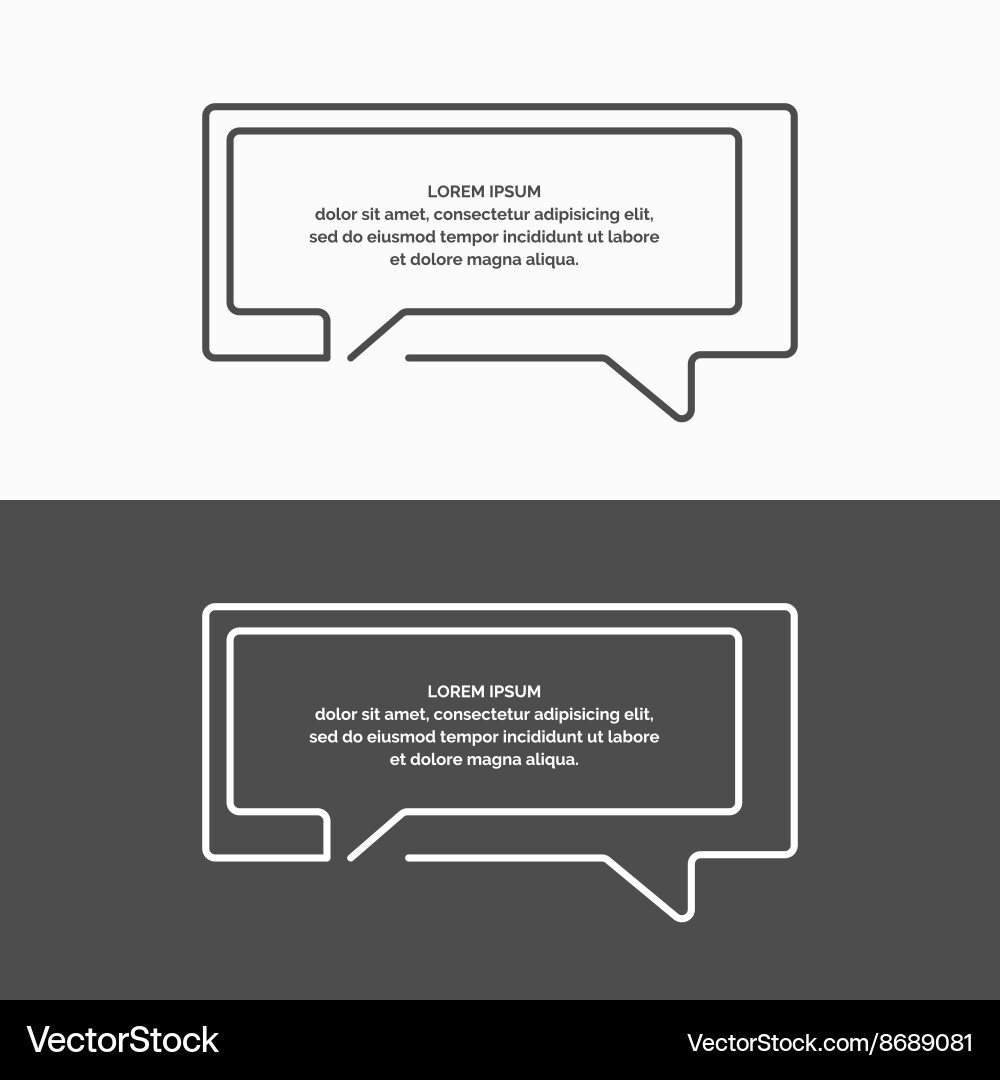 Quote blank template Royalty Free Vector Image