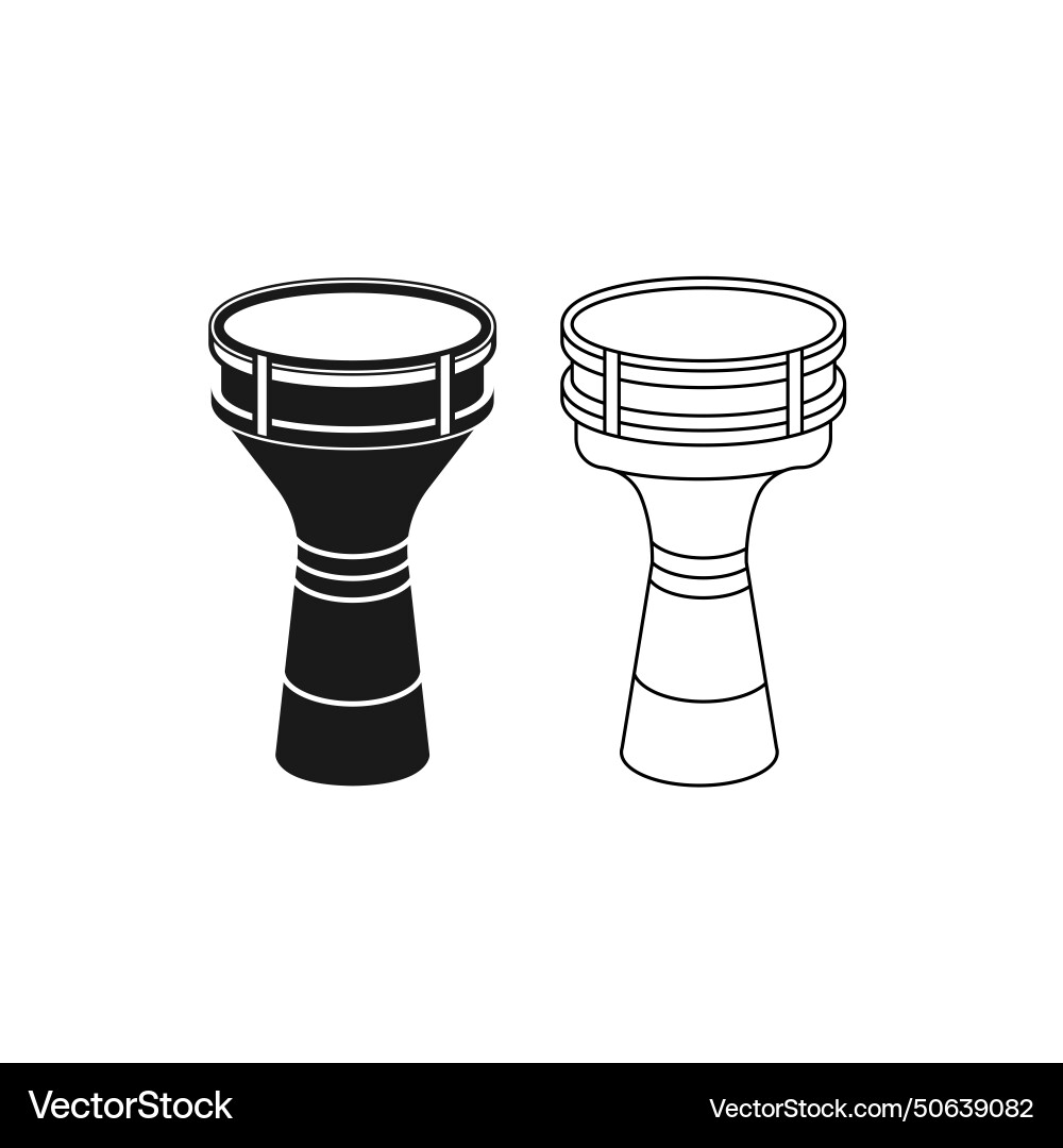 Darbuka icon design Royalty Free Vector Image - VectorStock