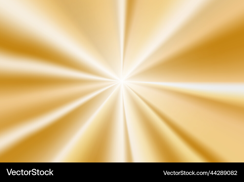 Golden radial foil gradient circle metal texture Vector Image
