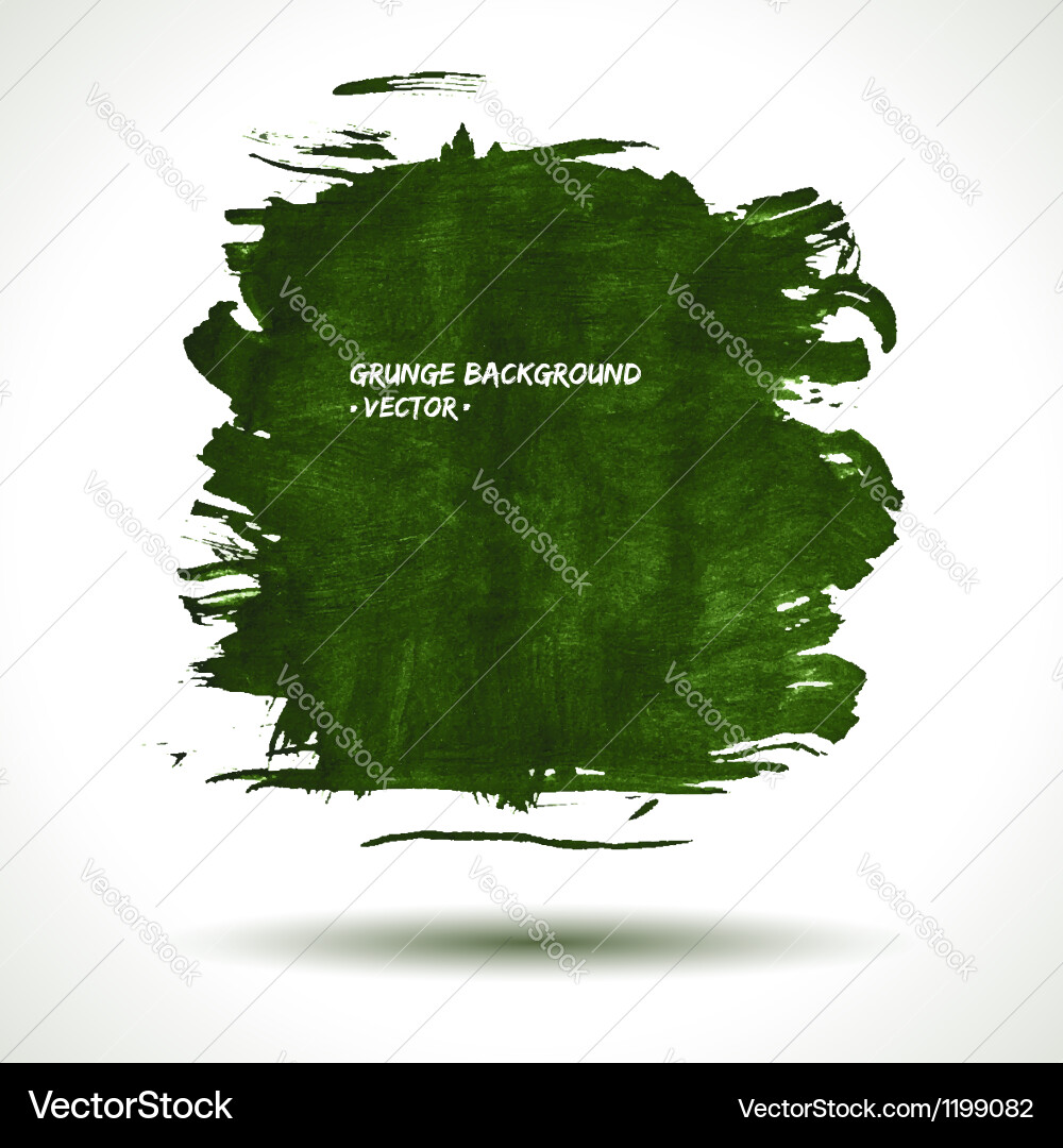 Green grunge shape Royalty Free Vector Image - VectorStock