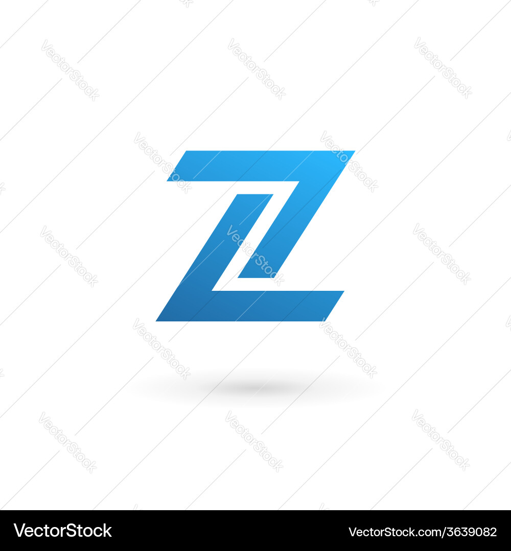 Letter z logo icon design template elements Vector Image