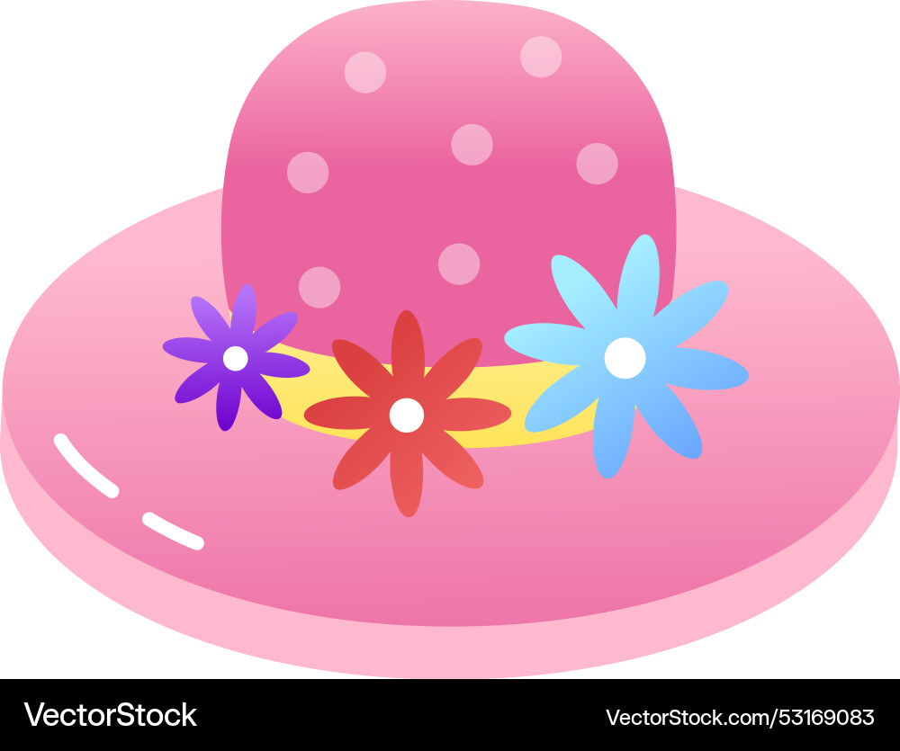 Barbie Hut Lizenzfreies Vektorbild - VectorStock