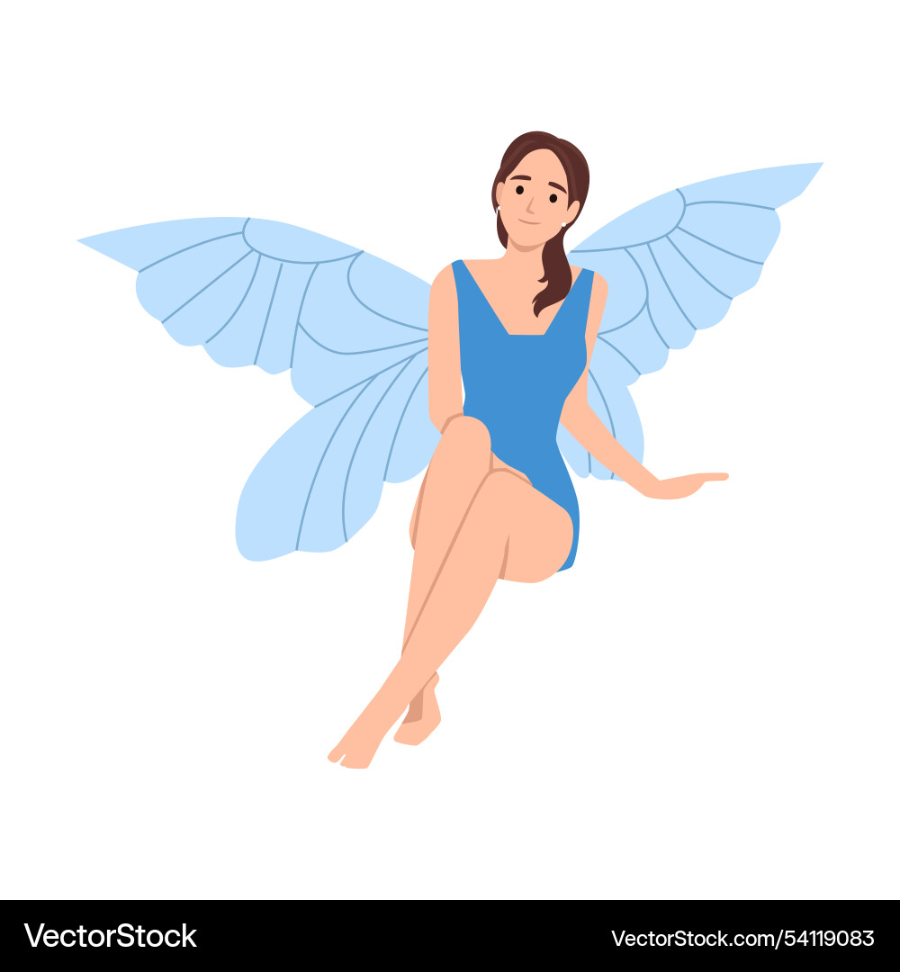 Cute adorable fairy Royalty Free Vector Image - VectorStock
