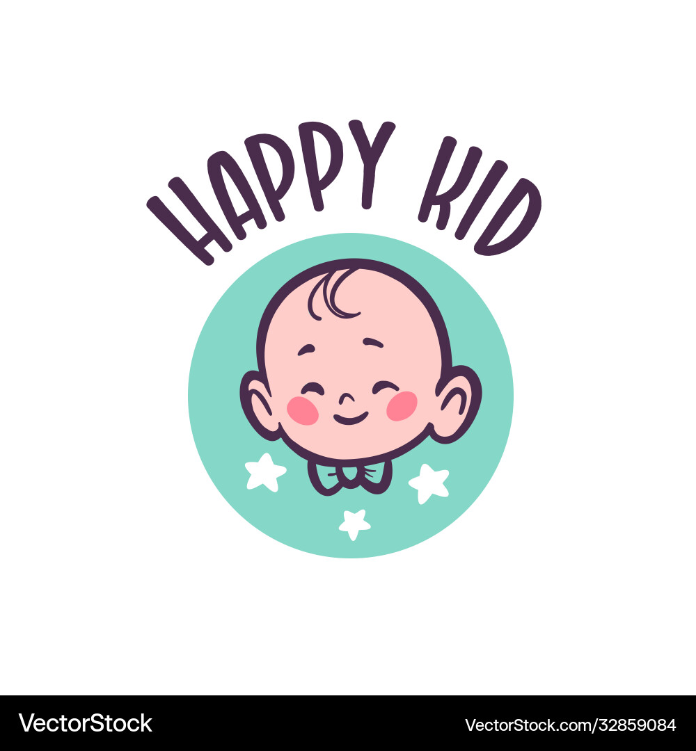 Baby logo Royalty Free Vector Image - VectorStock