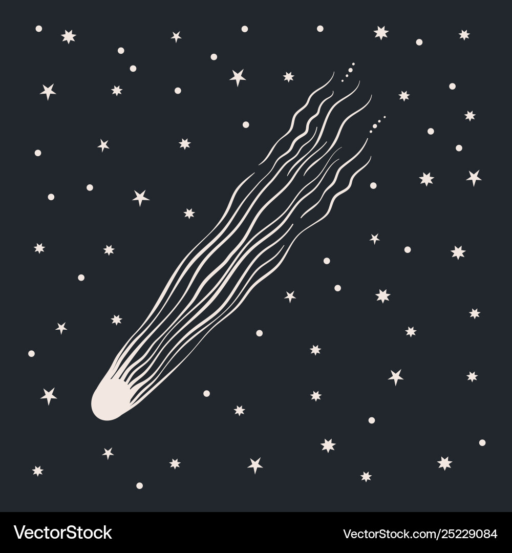 Comet Royalty Free Vector Image - VectorStock