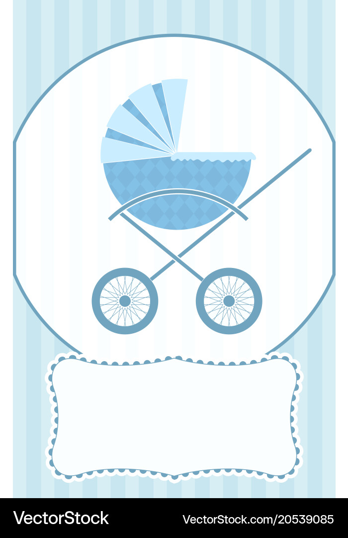 Baby pram Royalty Free Vector Image - VectorStock