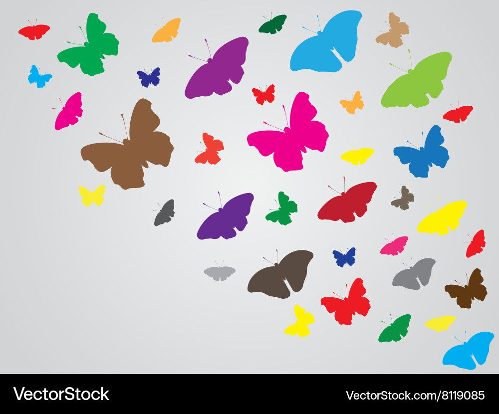 Simple abstract butterfly background Royalty Free Vector