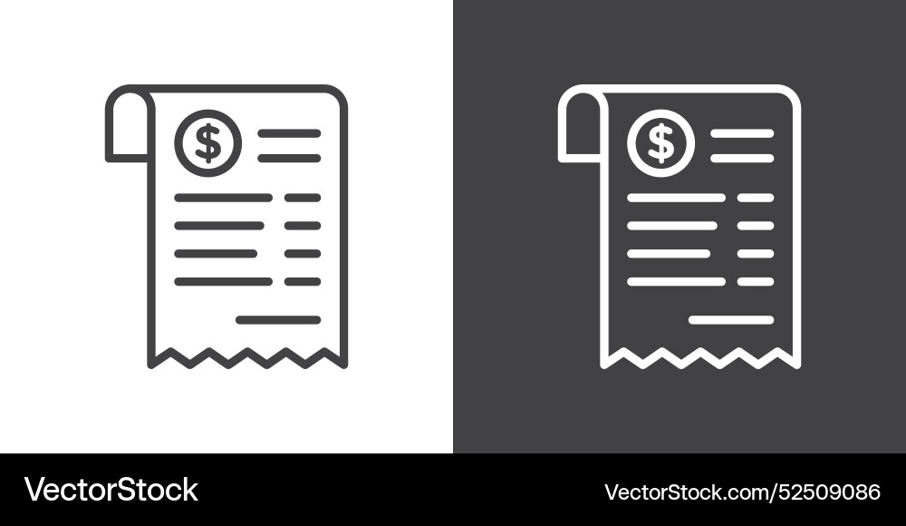 Billing icon Royalty Free Vector Image - VectorStock