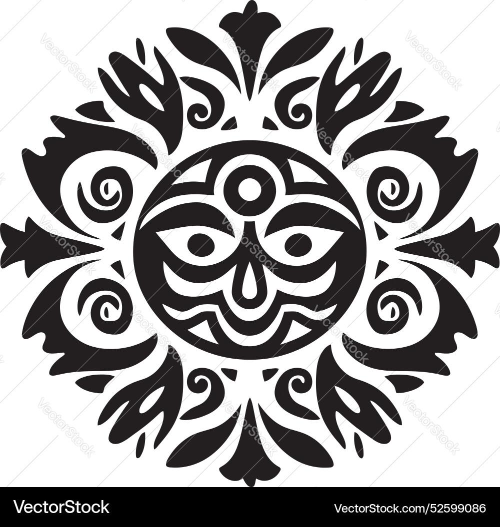 Heritage harmony graphics showcasing traditional Vector Image