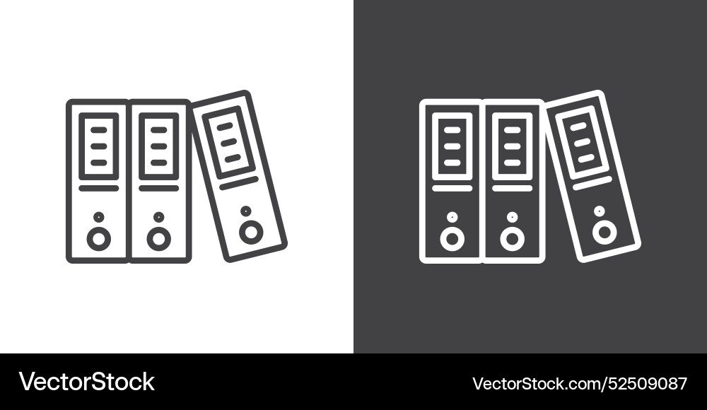 Binder icon Royalty Free Vector Image - VectorStock