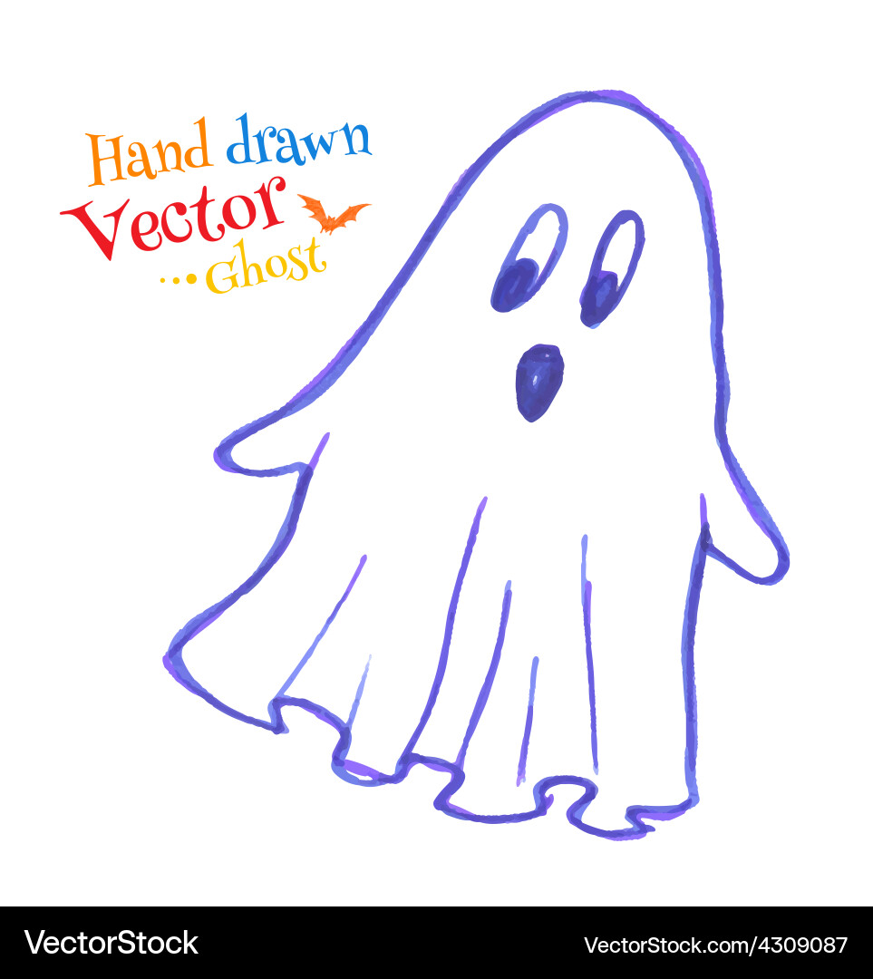 Ghost Royalty Free Vector Image - VectorStock