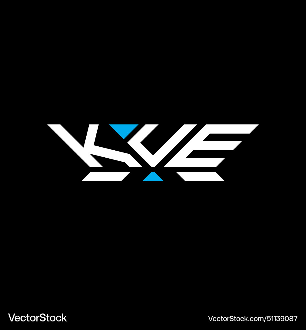 Kue letter logo design kue simple and modern logo Vector Image