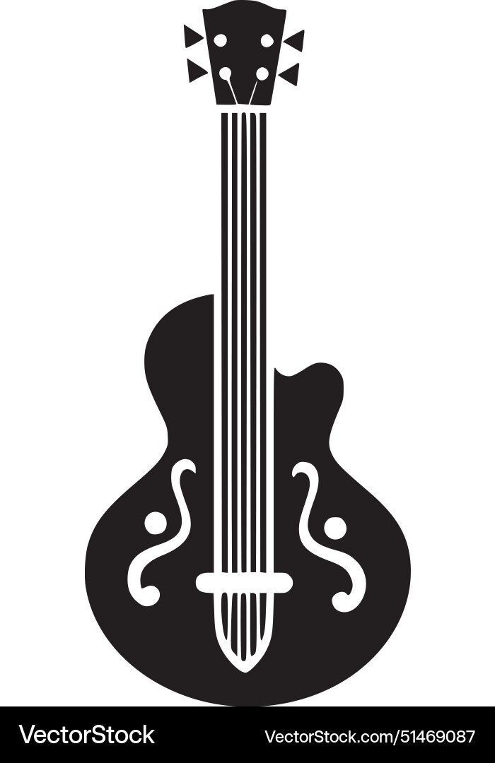 Music - black and white isolated icon Royalty Free Vector
