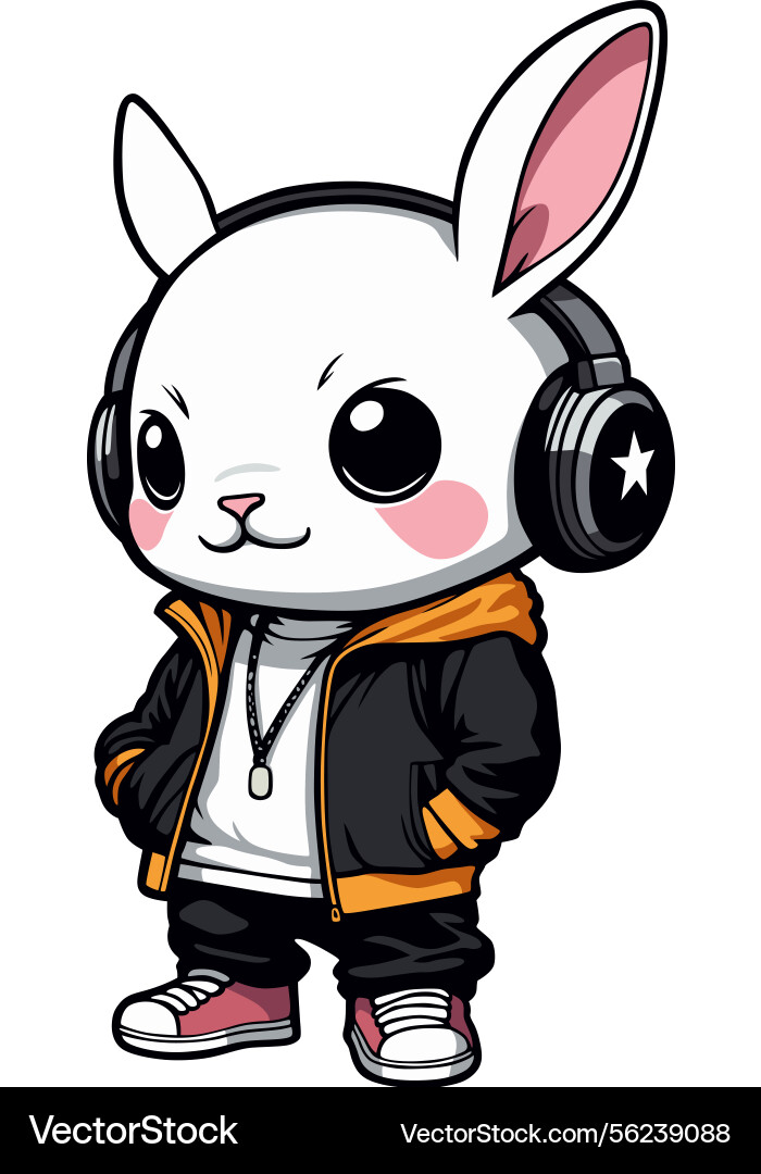 Cute rabit Royalty Free Vector Image - VectorStock