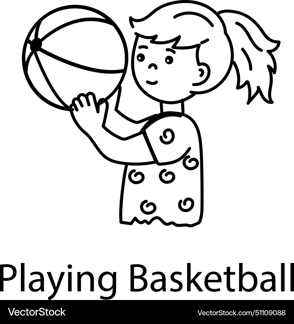 Shy girl Royalty Free Vector Image - VectorStock