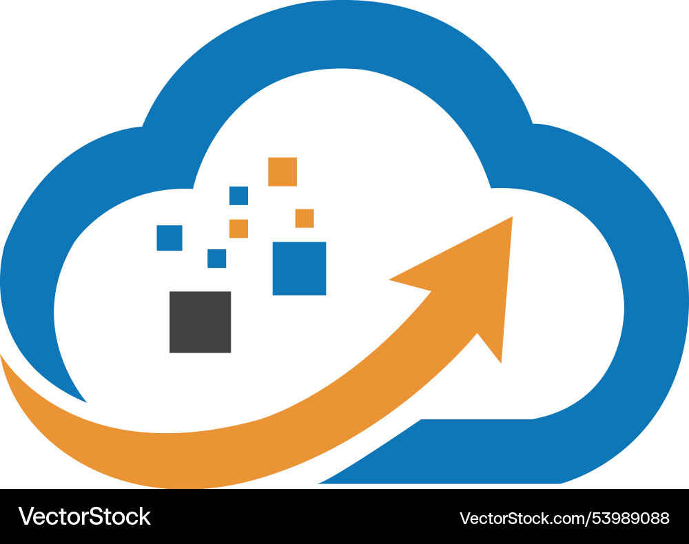Travel logo design oro cloud technology – Royalty-Free Vector | VectorStock