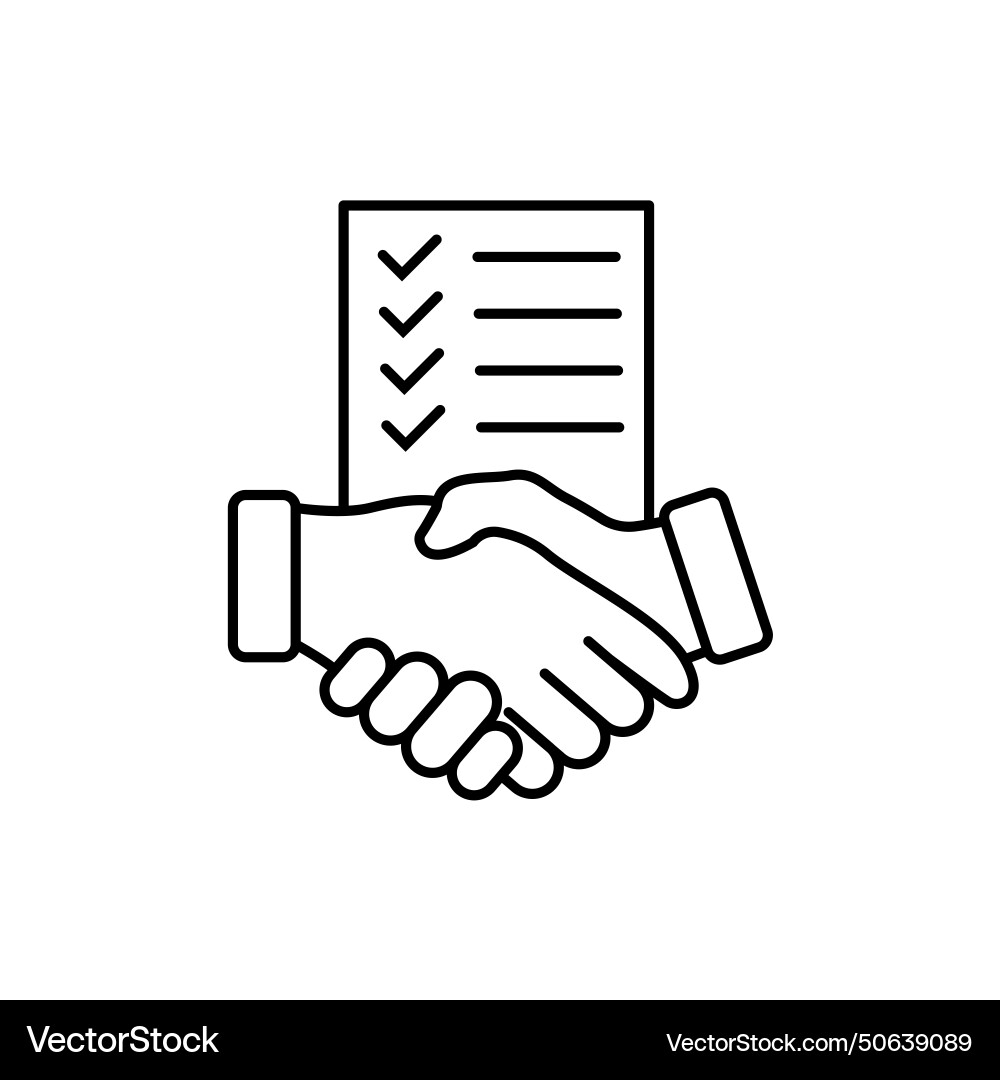 Contract signing icon design Royalty Free Vector Image