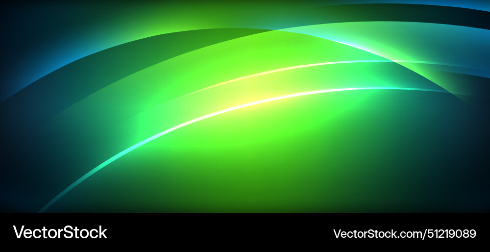 Electric blue wave on dark sky resembles celestial