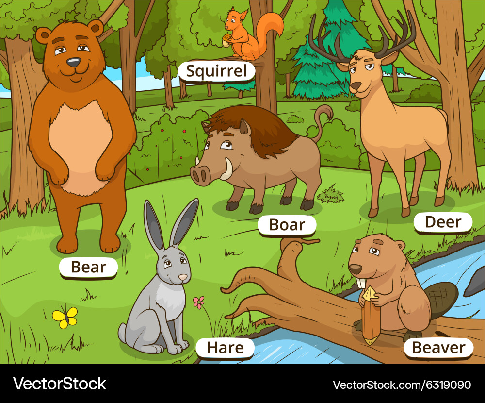 forest animals names