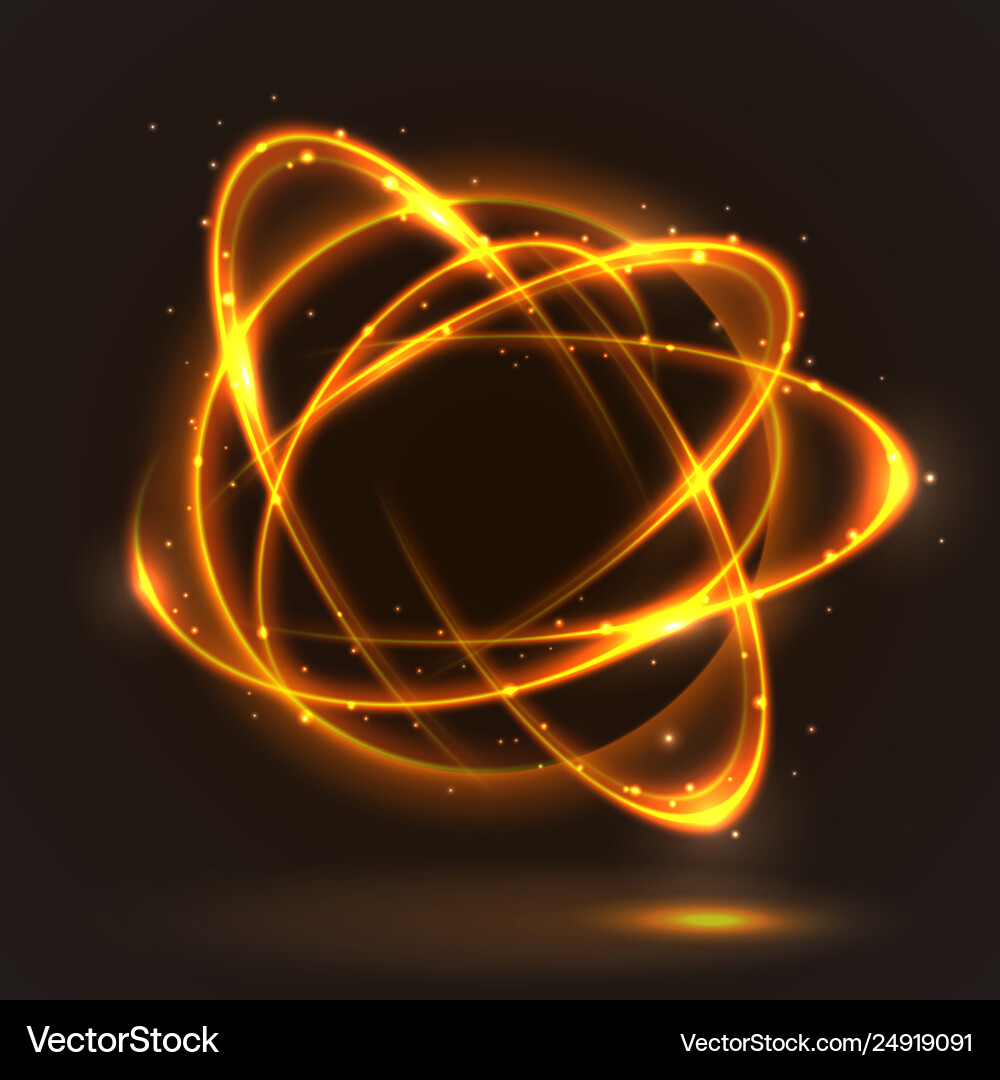 Circular lens flare Royalty Free Vector Image - VectorStock