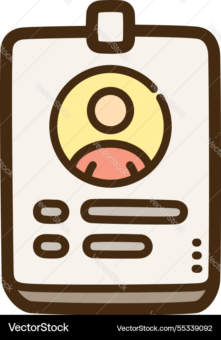 Access card - laboratory doodle art Royalty Free Vector