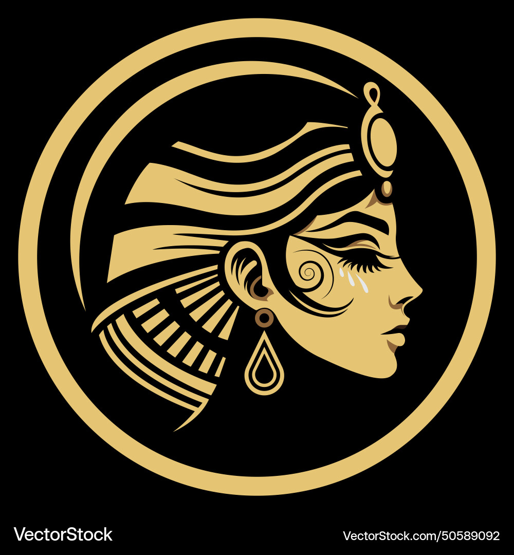 Ancient egyptian woman Royalty Free Vector Image