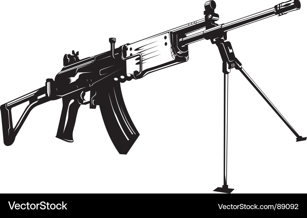 Assault Rifle Royalty Free Vector Image - VectorStock