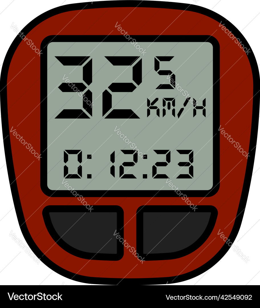 Bike computer icon Royalty Free Vector Image - VectorStock