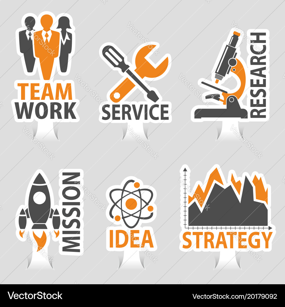 Business Icon Set - Team & Growth Royalty Free Vector