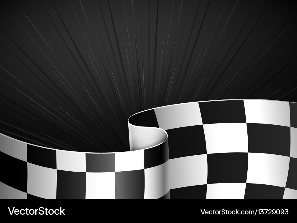 Black racing background Royalty Free Vector Image