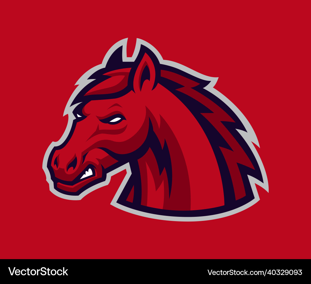 Logo des Pferdes Lizenzfreies Vektorbild - VectorStock