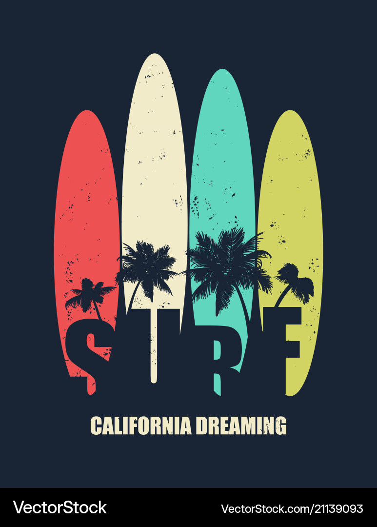 Surf Royalty Free Vector Image - VectorStock