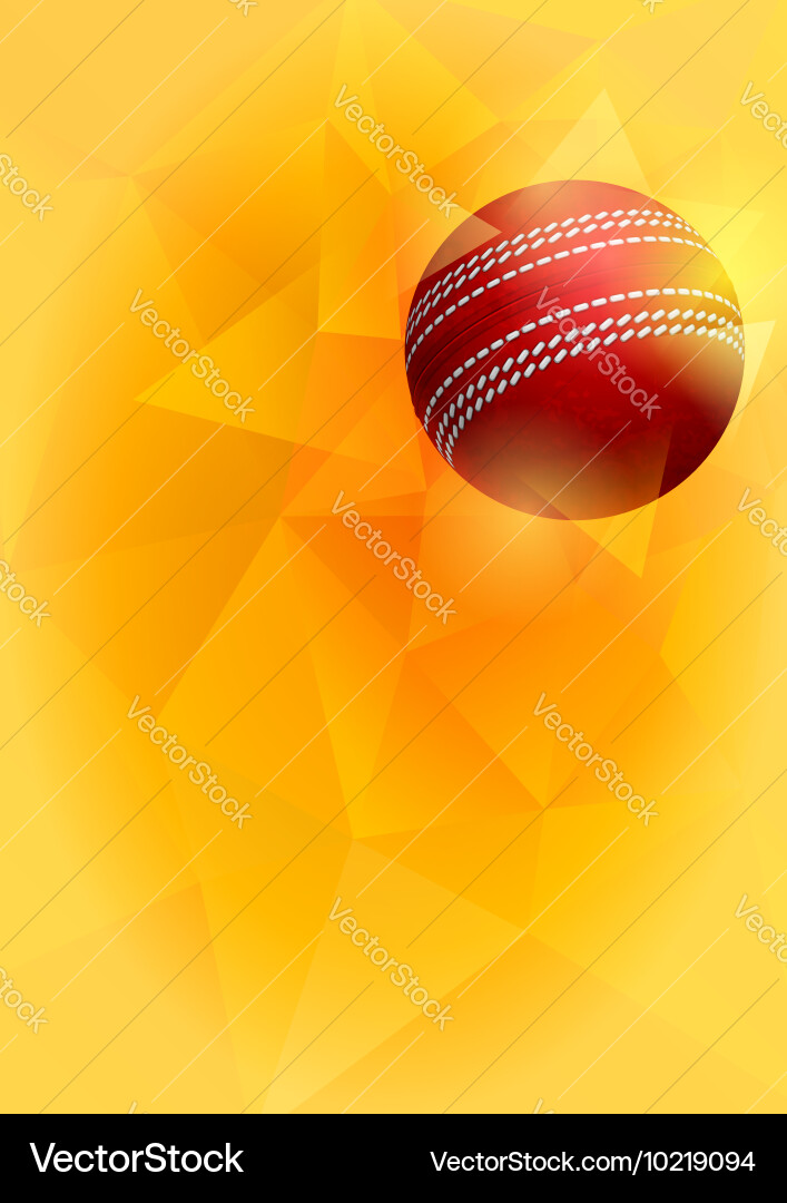 Cricket Action Background Royalty Free Vector Image