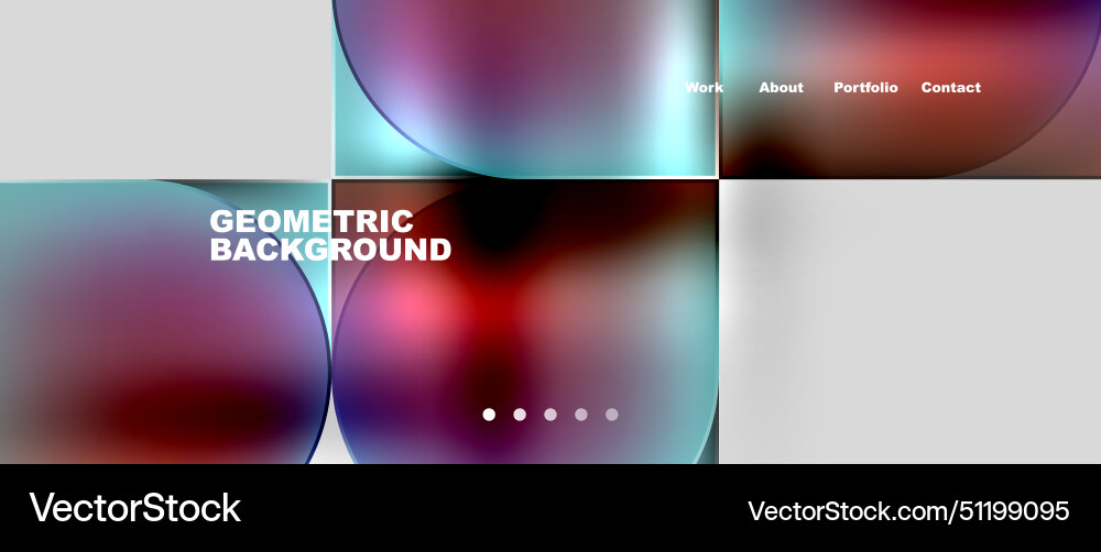 Geometric background with purple rectangles Vector Image