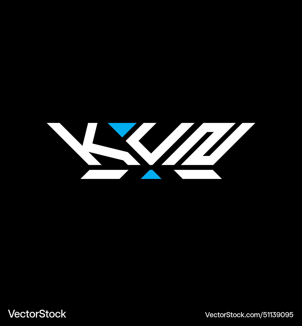 Kun letter logo design kun simple and modern logo Vector Image