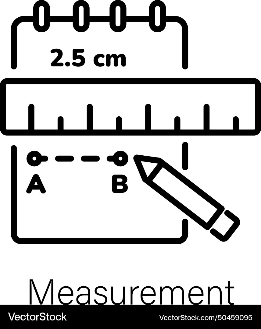 Measurement Royalty Free Vector Image - VectorStock