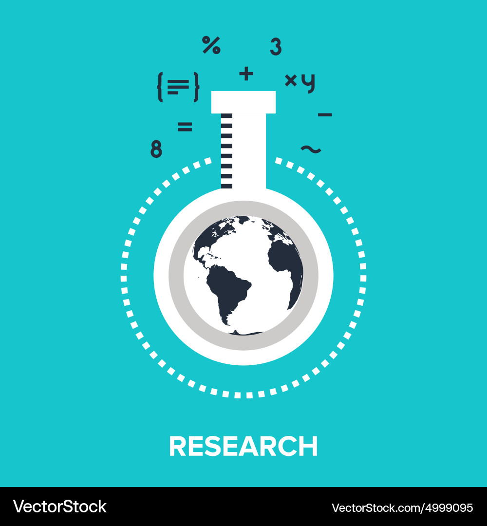 Research Royalty Free Vector Image - VectorStock