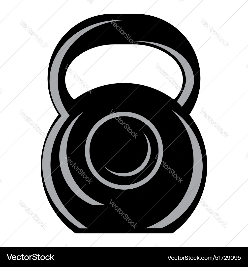 With silhouettes of weights Royalty Free Vector Image