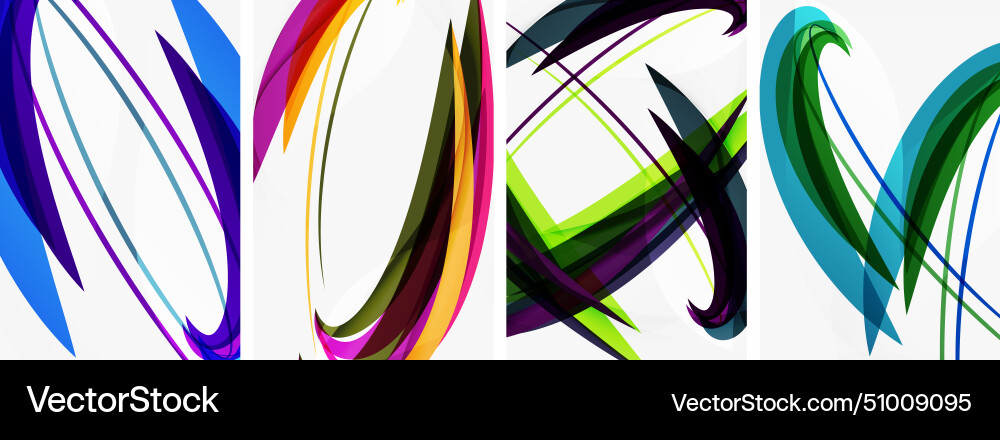 Word worm is written in colorful lines Royalty Free Vector