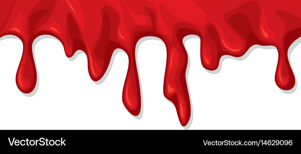 Blood Drip Effect Royalty Free Vector Image - VectorStock