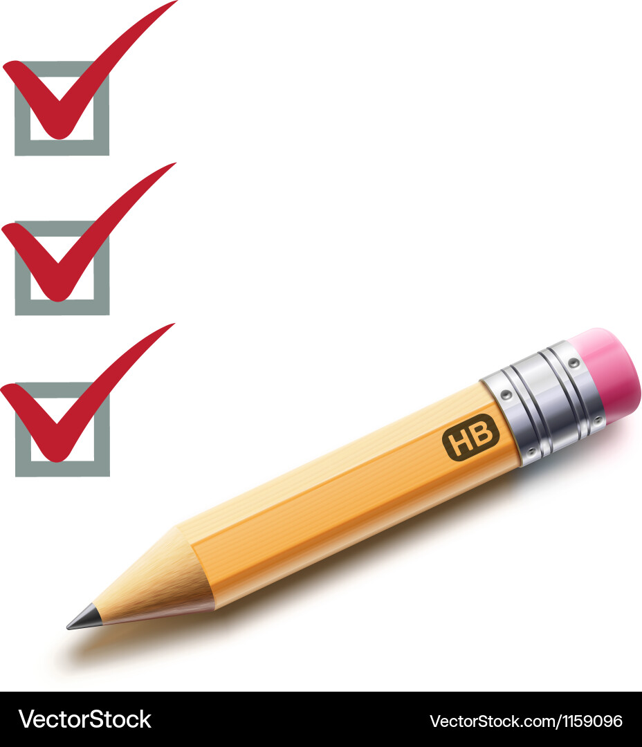 Checklist Royalty Free Vector Image - VectorStock
