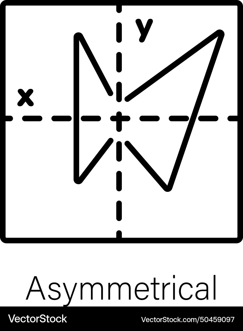 Asymmetrical Royalty Free Vector Image - VectorStock