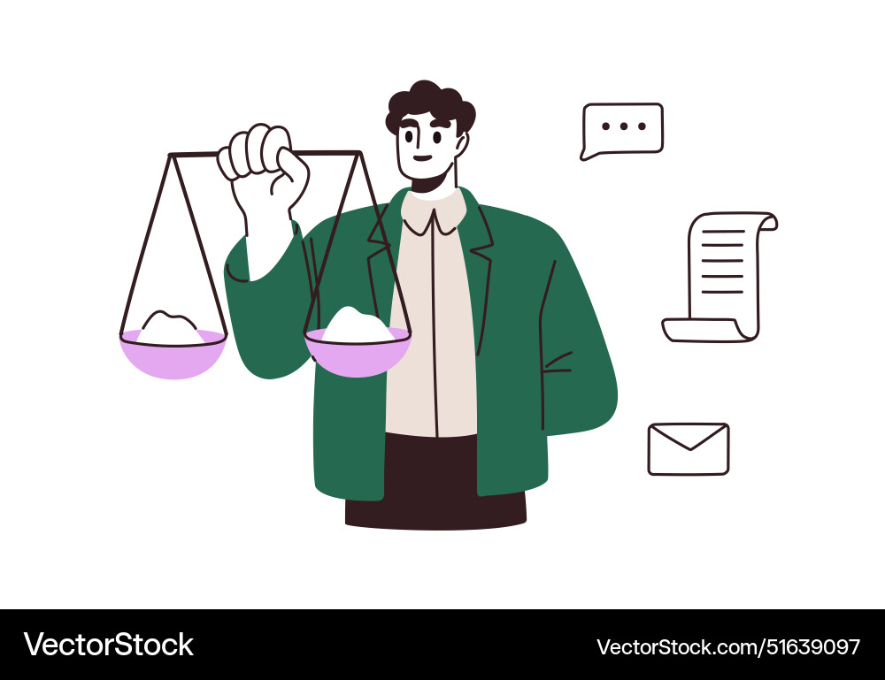 Work ethics compliance professional ethical Vector Image